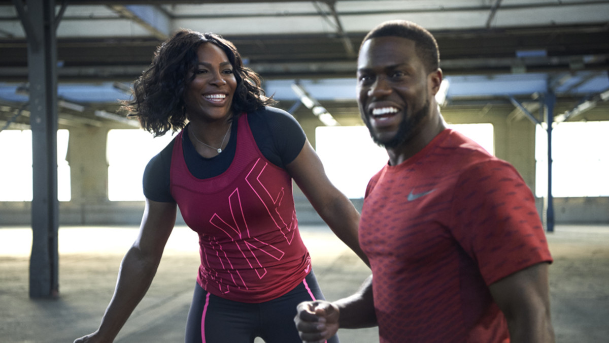 Wimbledon champ Serena Williams, Kevin Hart workout - Sports Illustrated