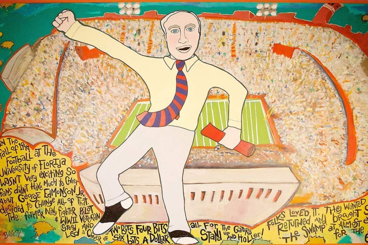 College football paintings of James Bates - Sports Illustrated