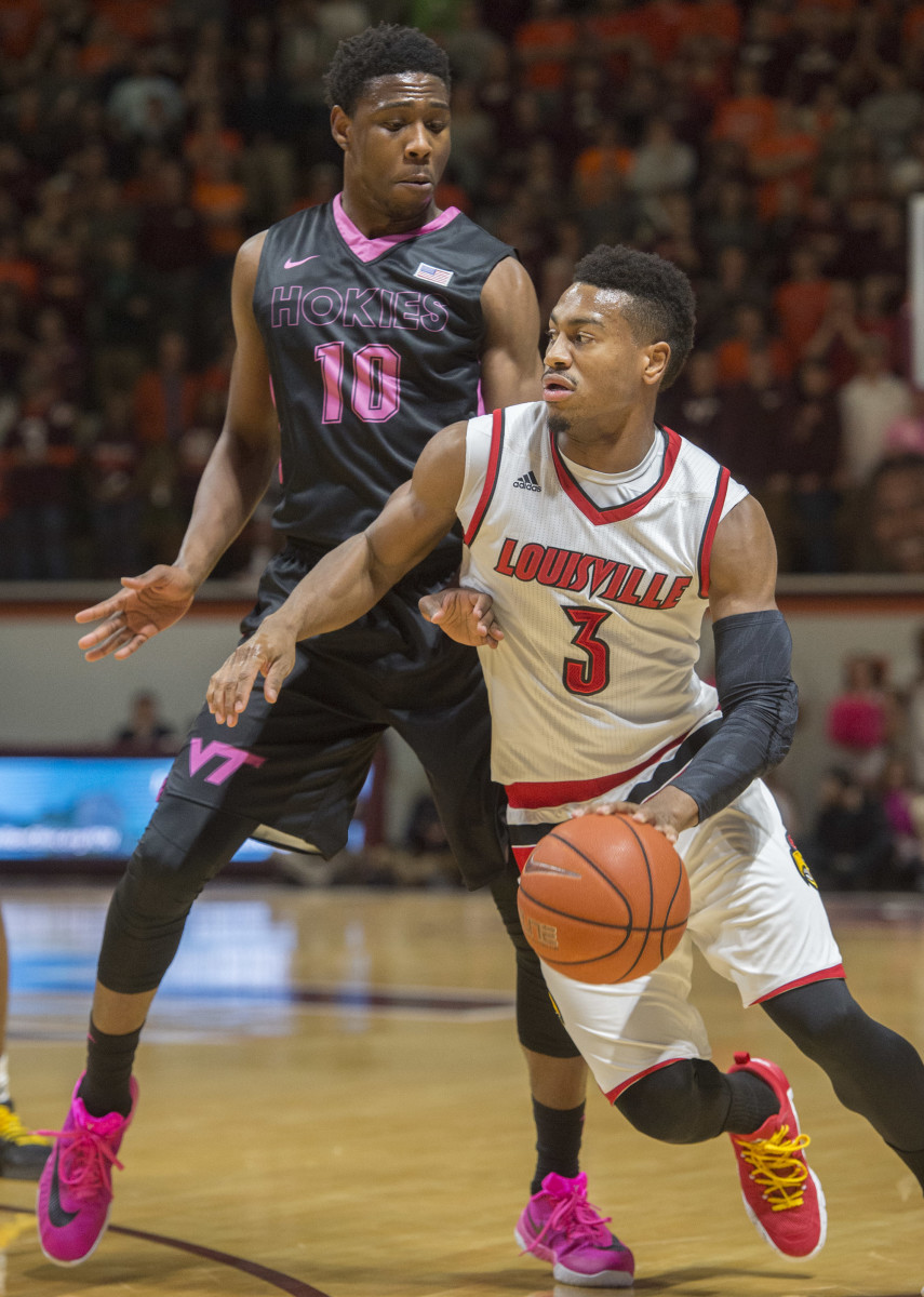 Lee's 29 lead No. 16 Louisville past Virginia Tech, 91-83 - Sports ...