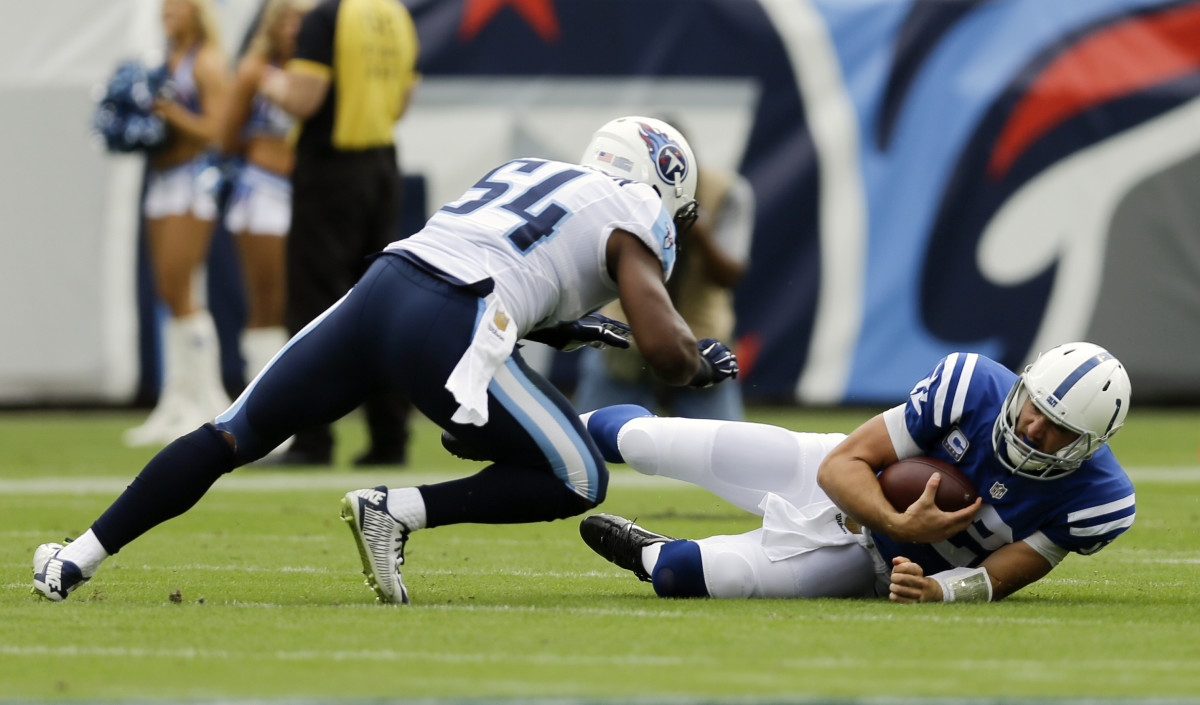 Designer unveils 9/11 cleats for Titans' Avery Williamson - Sports ...