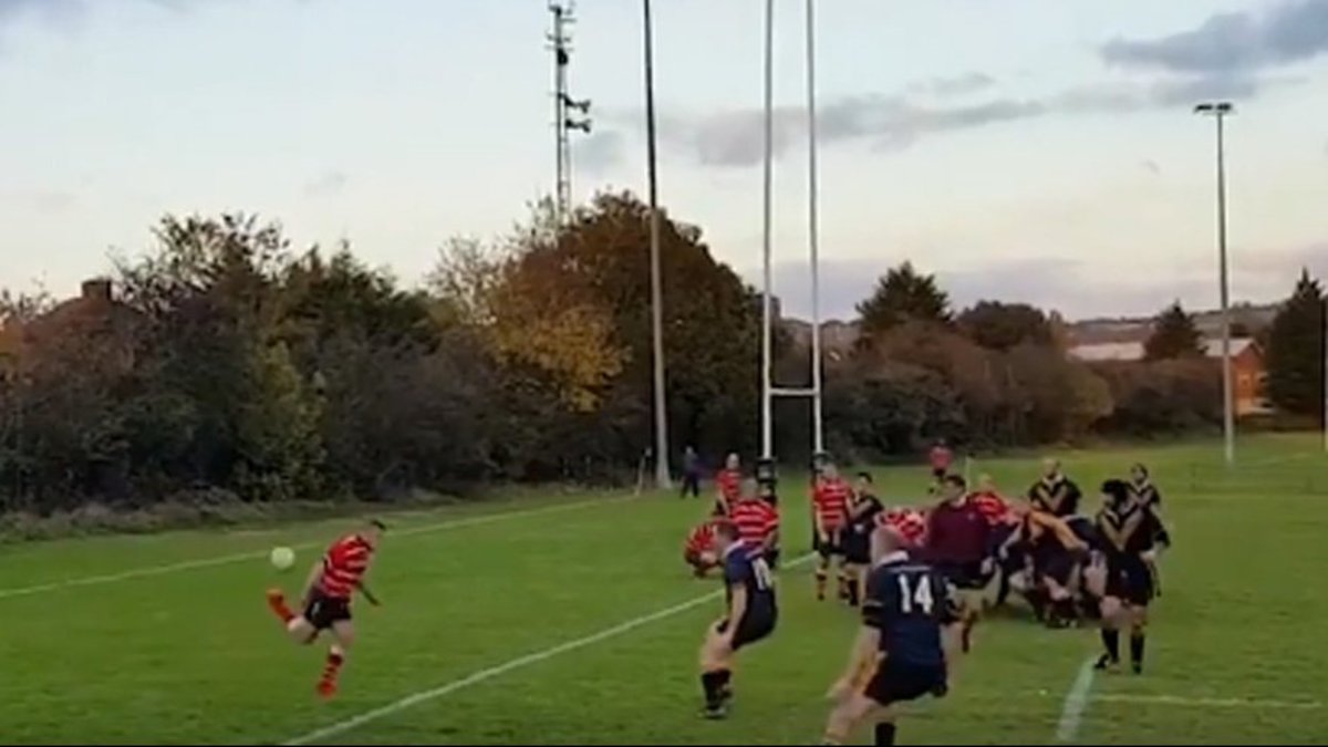 Video: Rugby player scores try on back heel flick - Sports Illustrated