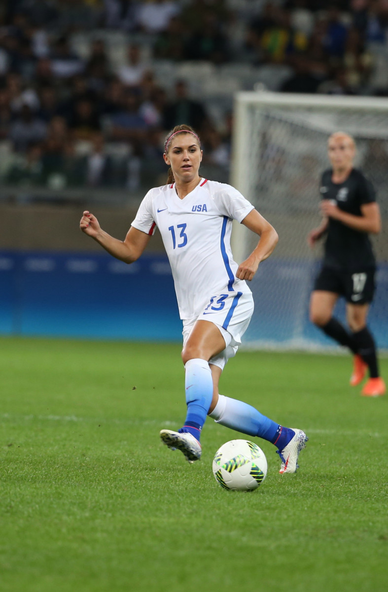 A healthy Alex Morgan makes a statement in Olympic opener - Sports ...