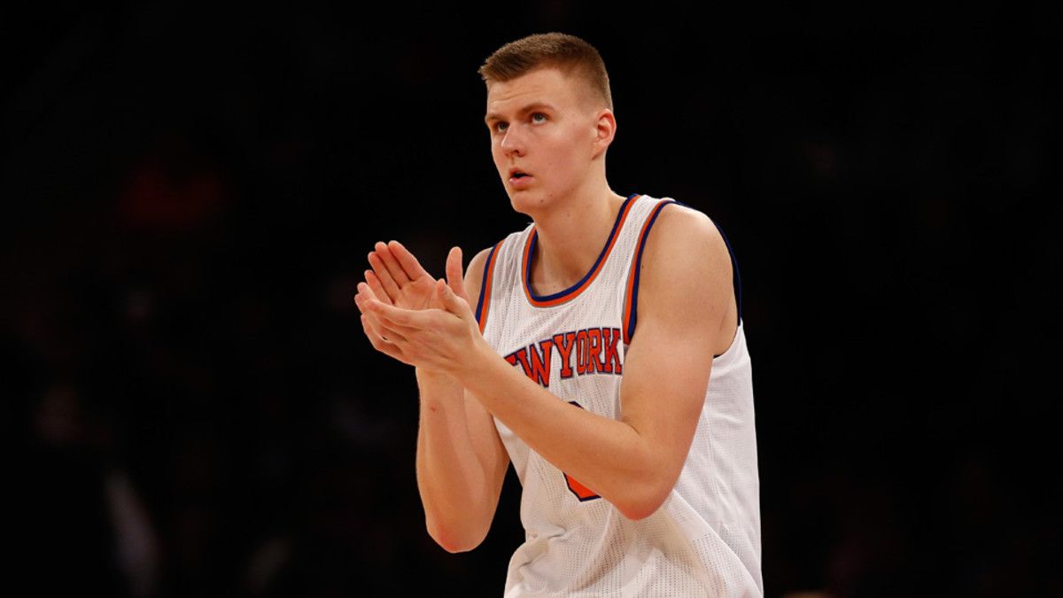 Video: Knicks’ Kristaps Porzingis throws down putback dunk - Sports ...