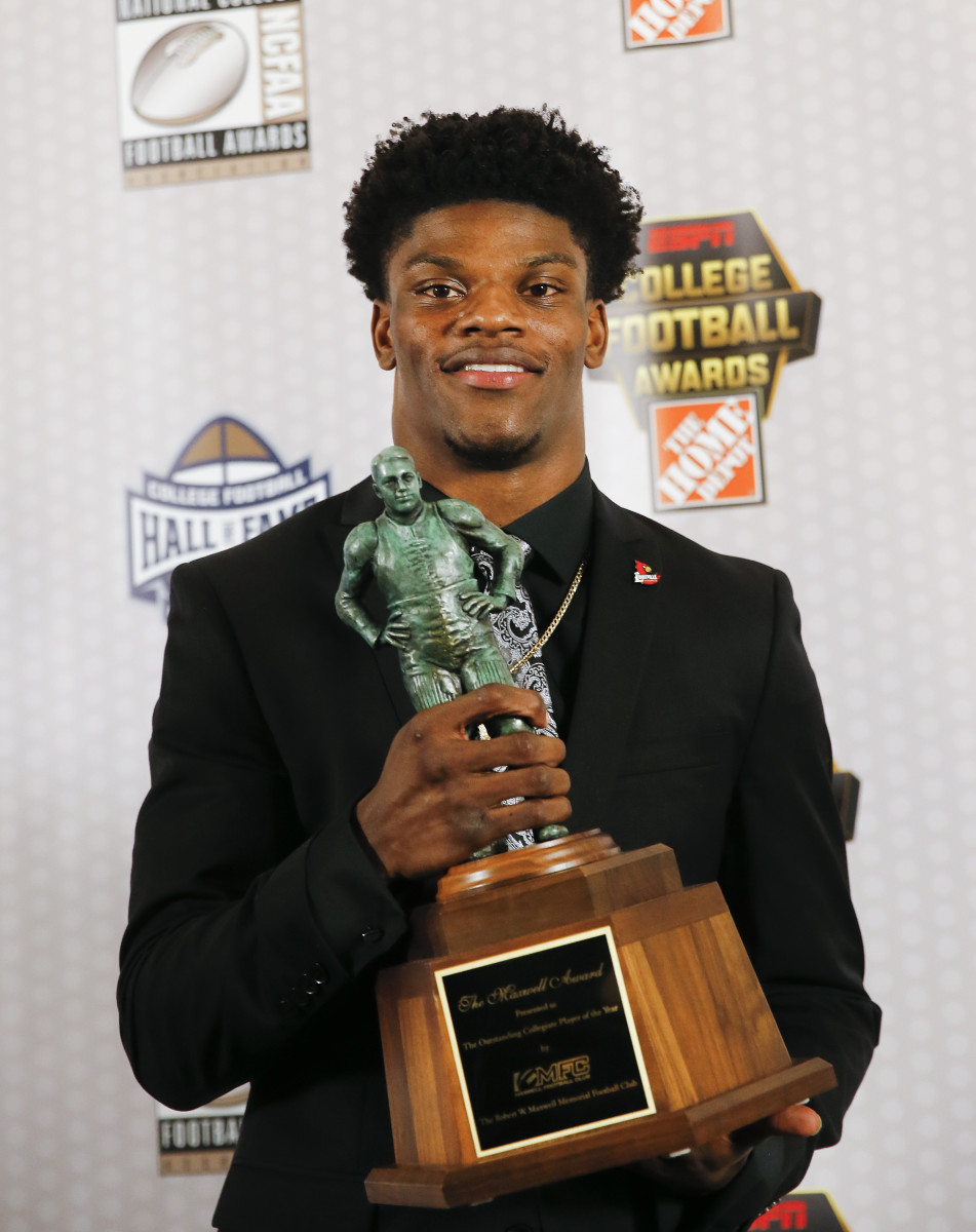 Jackson, Watson divvy up wins at College Football Awards - Sports ...