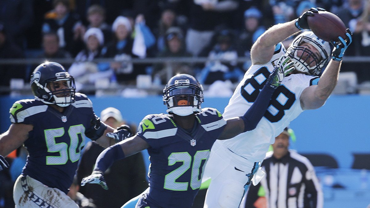 Panthers - Seahawks: Greg Olsen makes diving touchdown catch - Sports ...