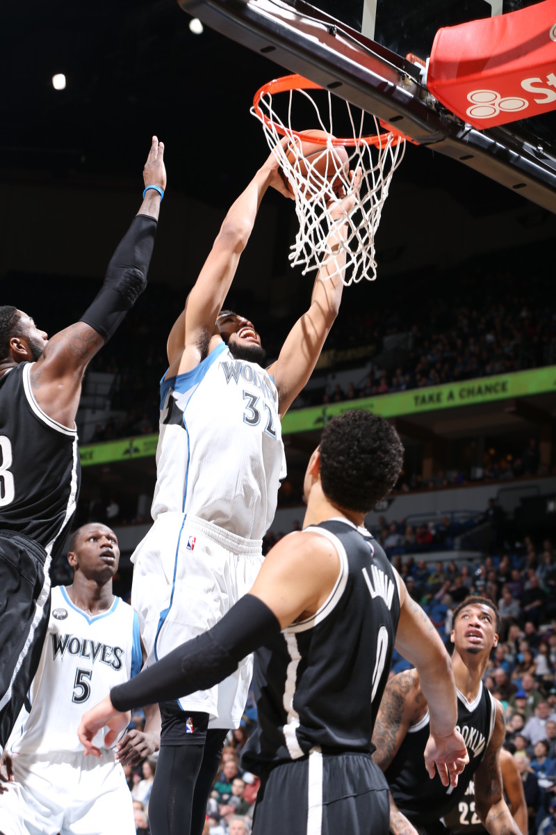 Wolves shoot franchise-record 68.4 percent to beat Nets - Sports ...