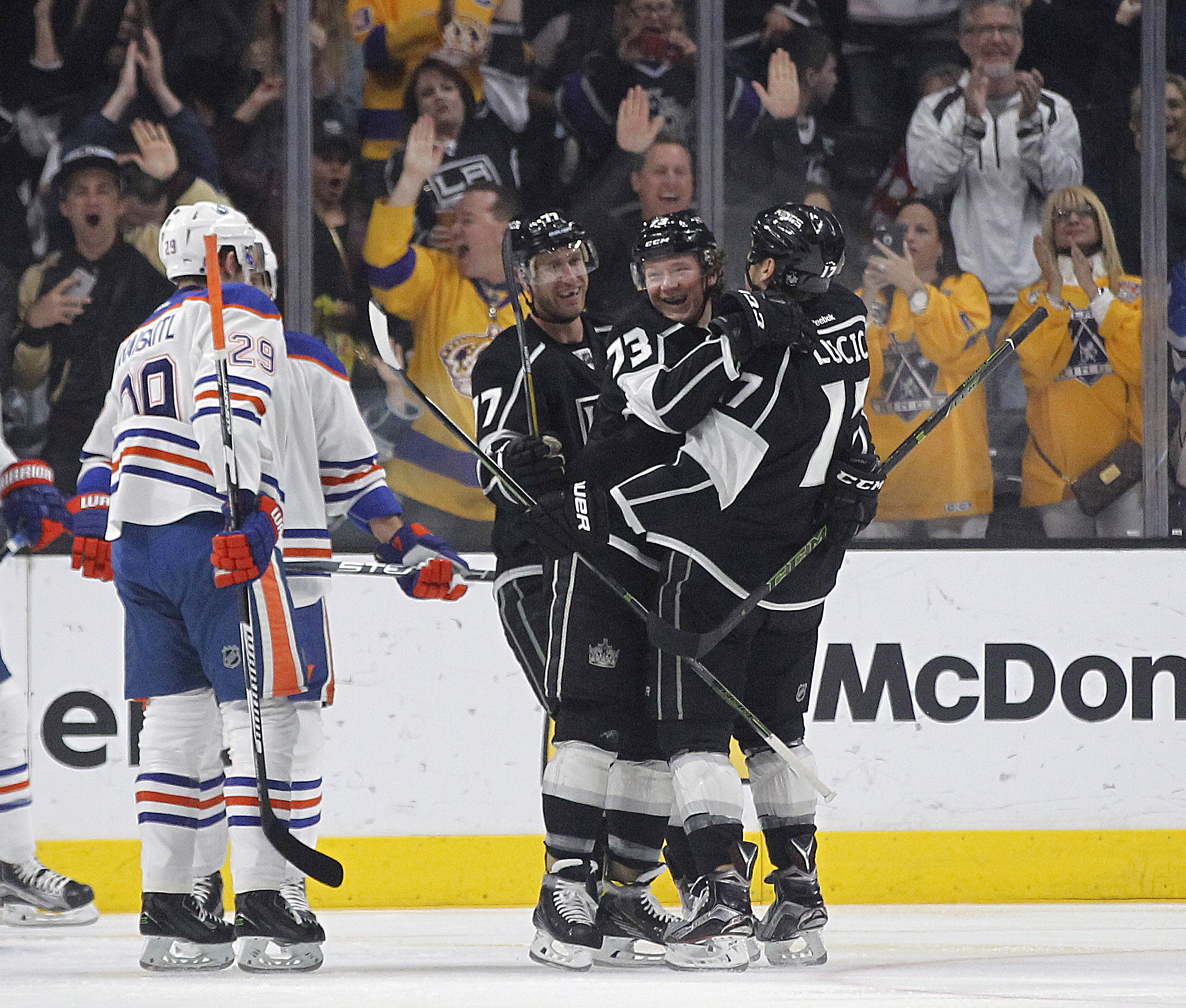 Kings complete 5-game season sweep of Oilers with 6-4 win - Sports ...