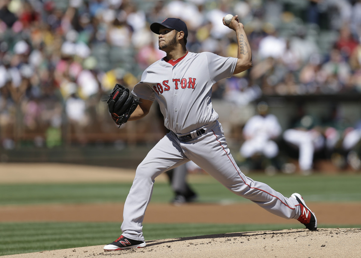 A's get 1st hit on replay reversal in 8th, edge Red Sox 1-0 - Sports ...