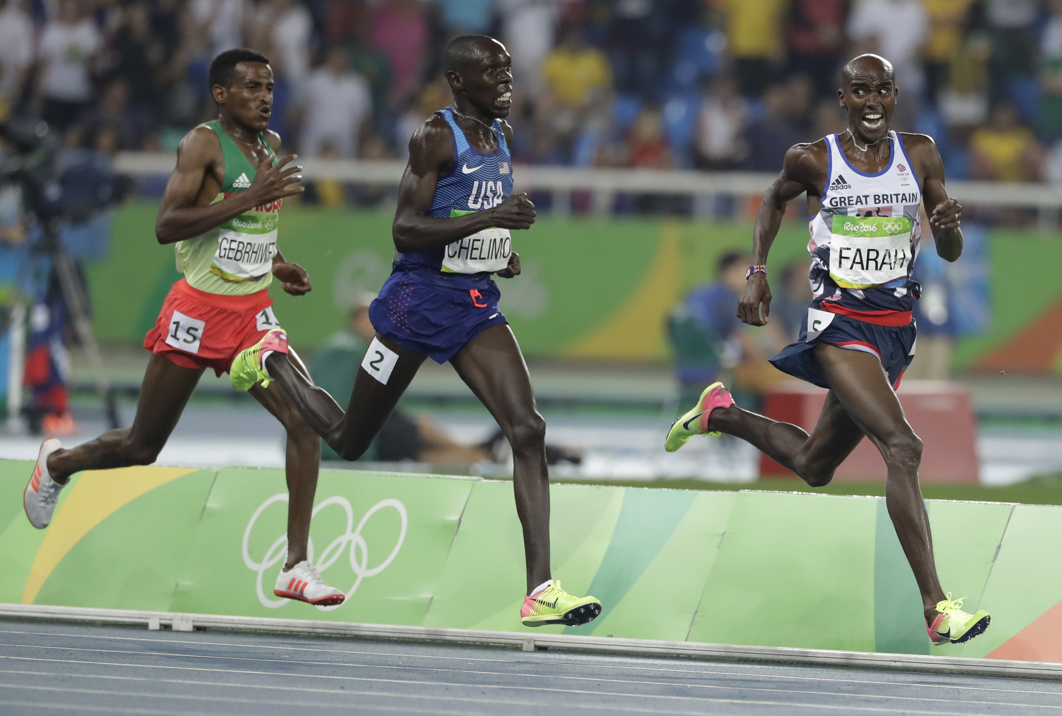In the end, American runner Chelimo got his silver medal - Sports ...