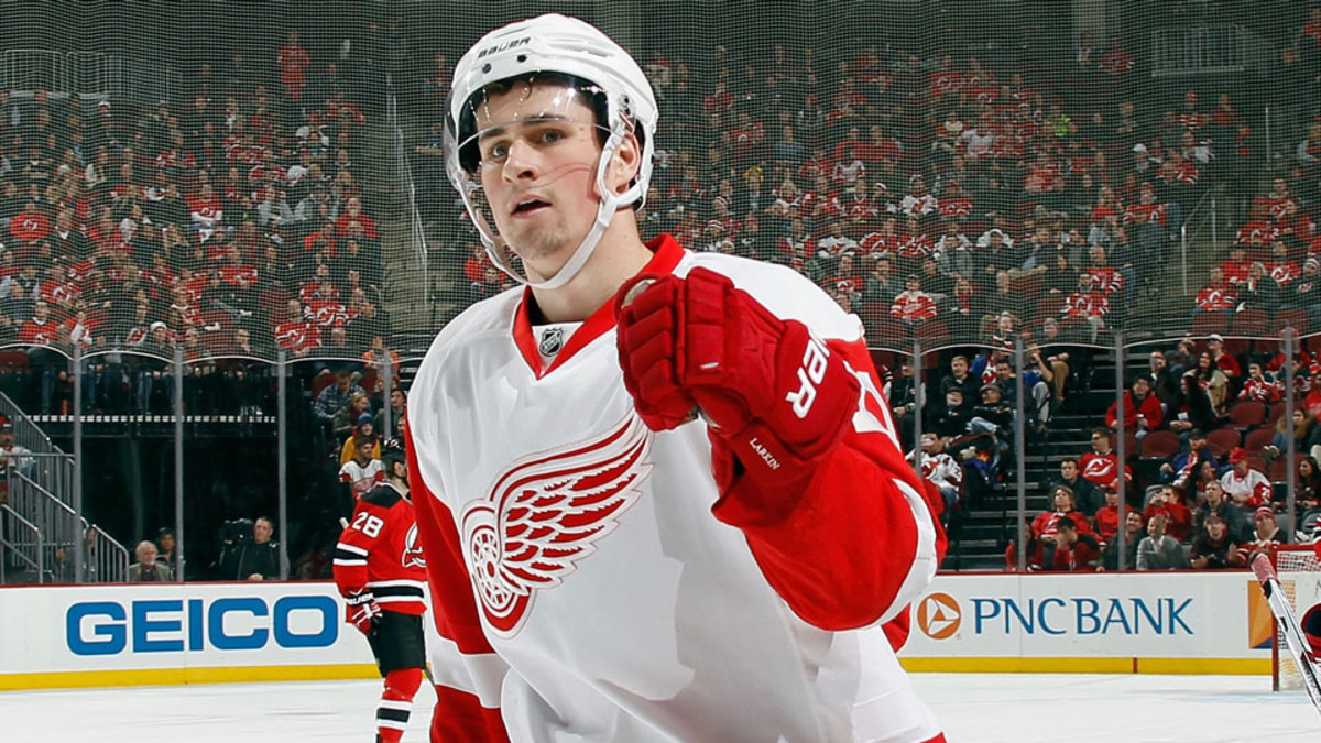 Video: Red Wings Dylan Larkin retakes rookie scoring lead - Sports ...