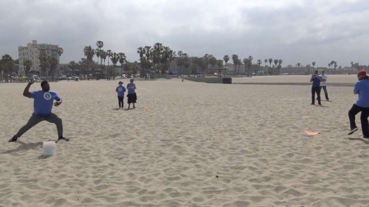 Beach Baseball with the Dodgers - Sports Illustrated