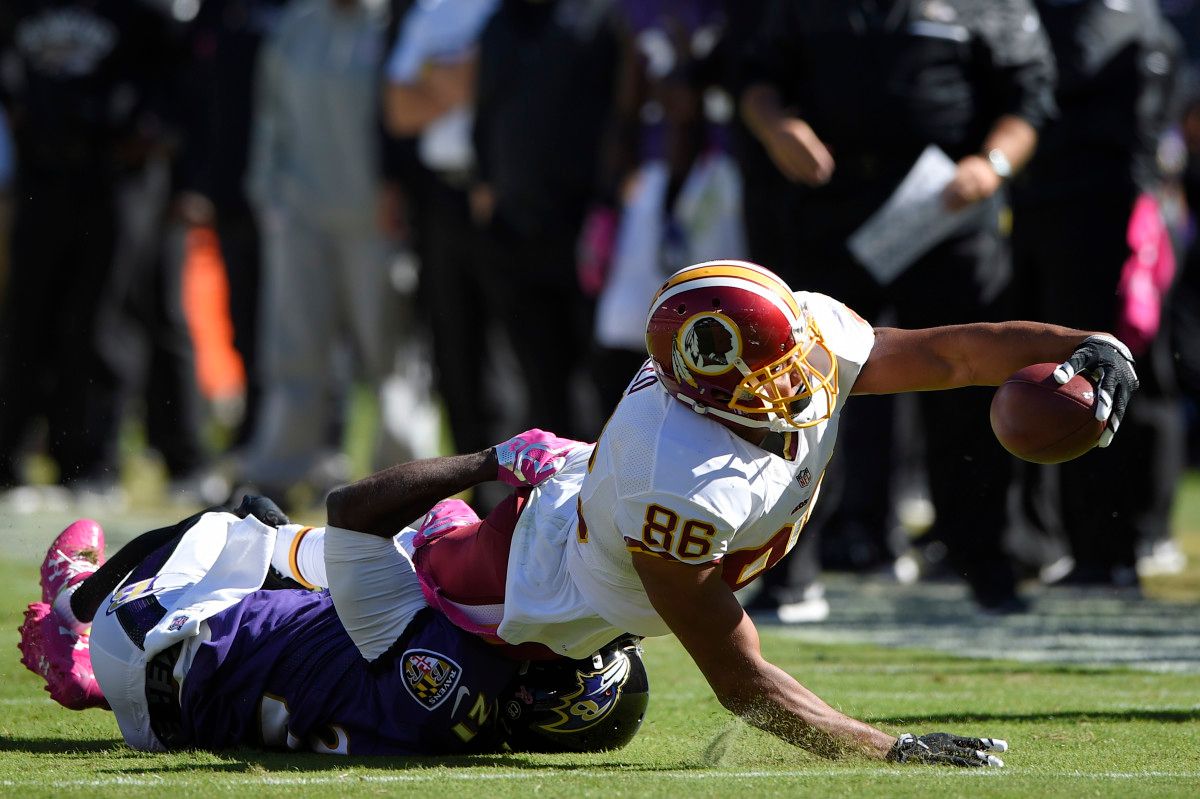 Coach: Redskins TE Jordan Reed evaluated for concussion - Sports ...