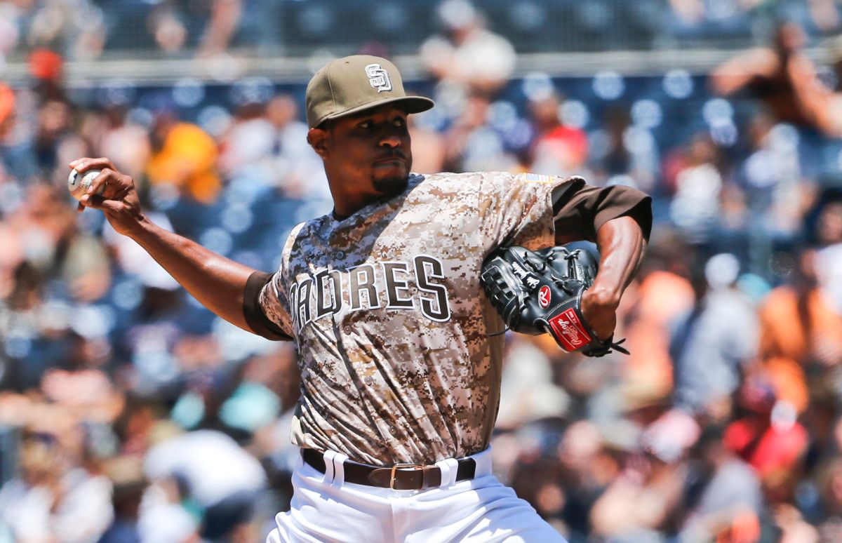Jackson takes no-no into 7th, Padres win 5-3 to sweep Giants - Sports ...