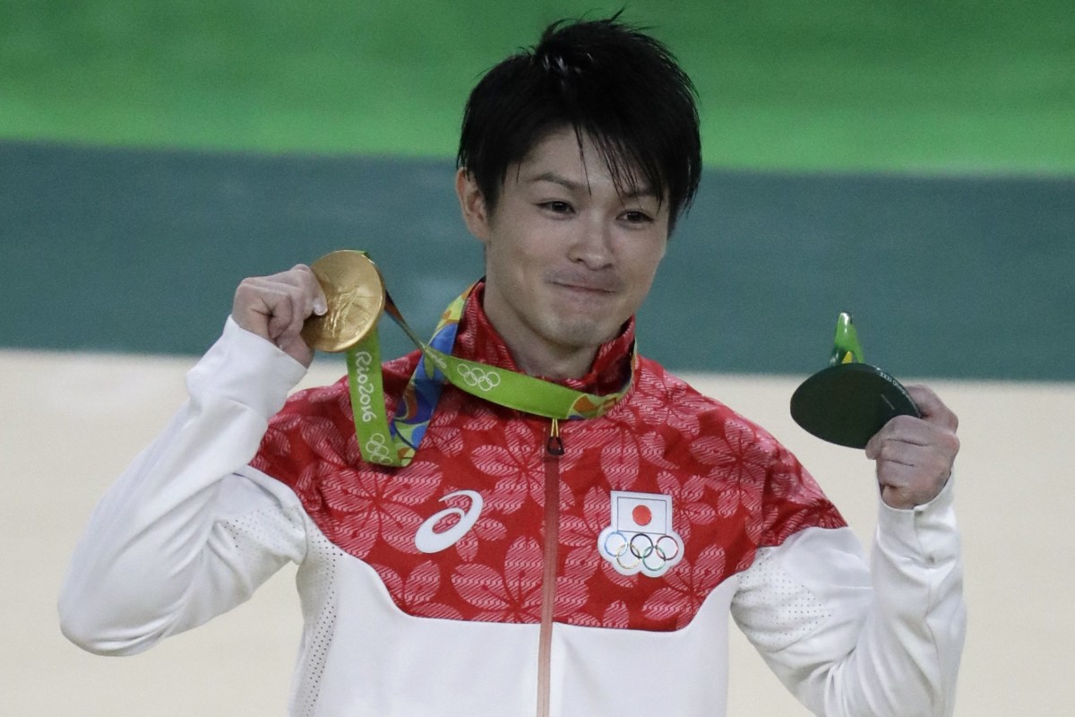Japan's Uchimura rallies for second gold in men's gymnastics - Sports ...