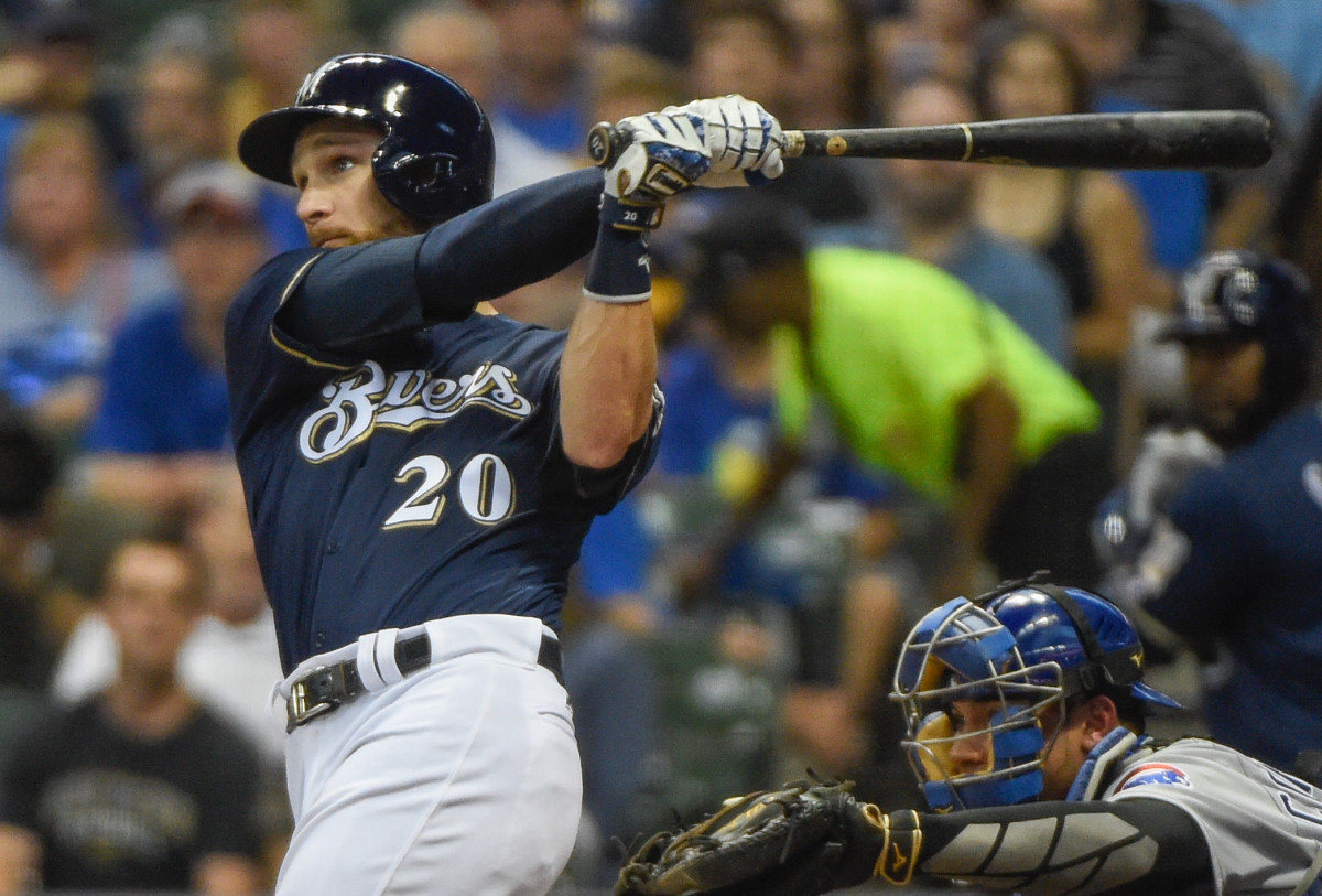Lucroy held out of Brewers' starting lineup - Sports Illustrated