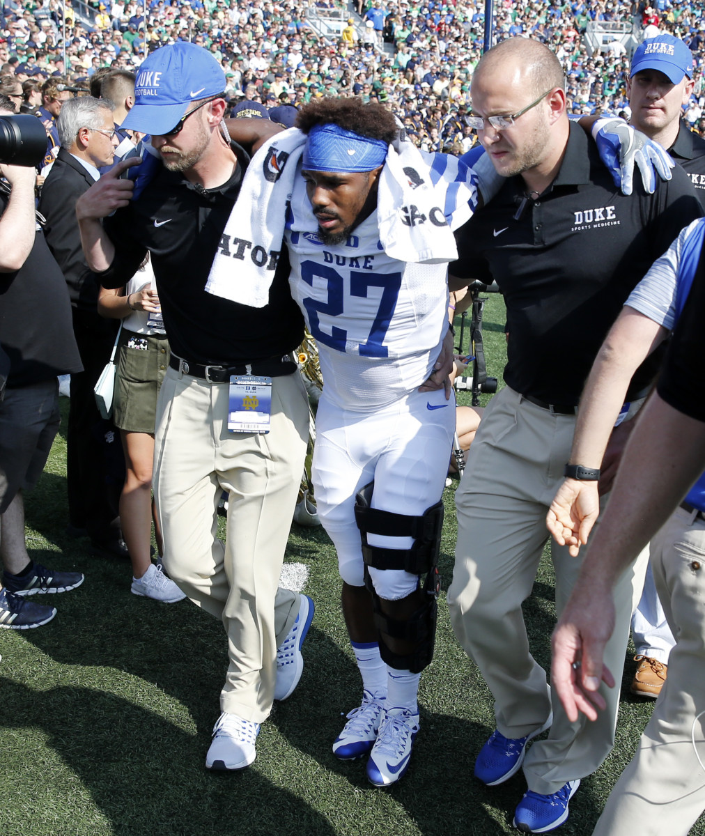 Duke KR DeVon Edwards suffers season-ending knee injury - Sports ...