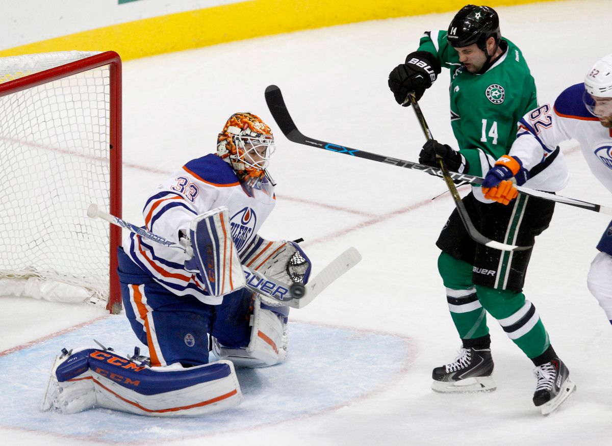 Benn scores 27th goal, Stars beat Oilers 3-2 - Sports Illustrated