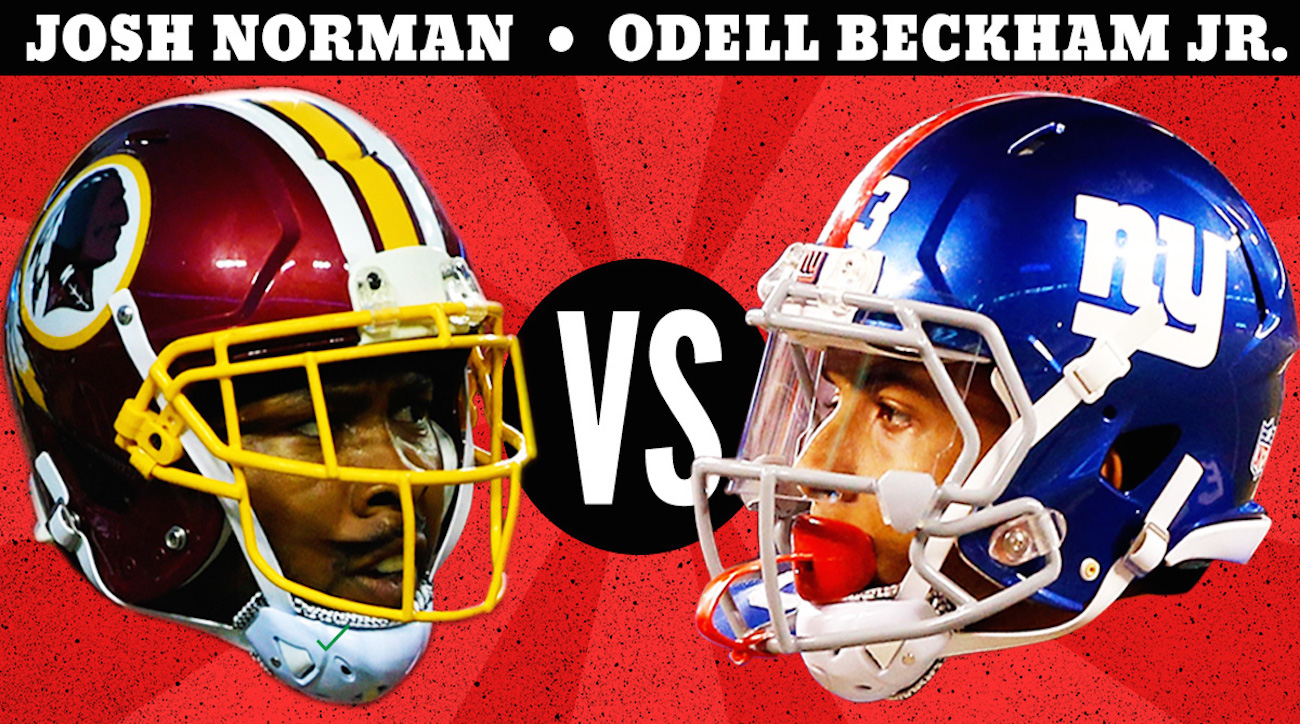 Josh Norman vs. Odell Beckham Jr. scorecard from Giants-Redskins ...