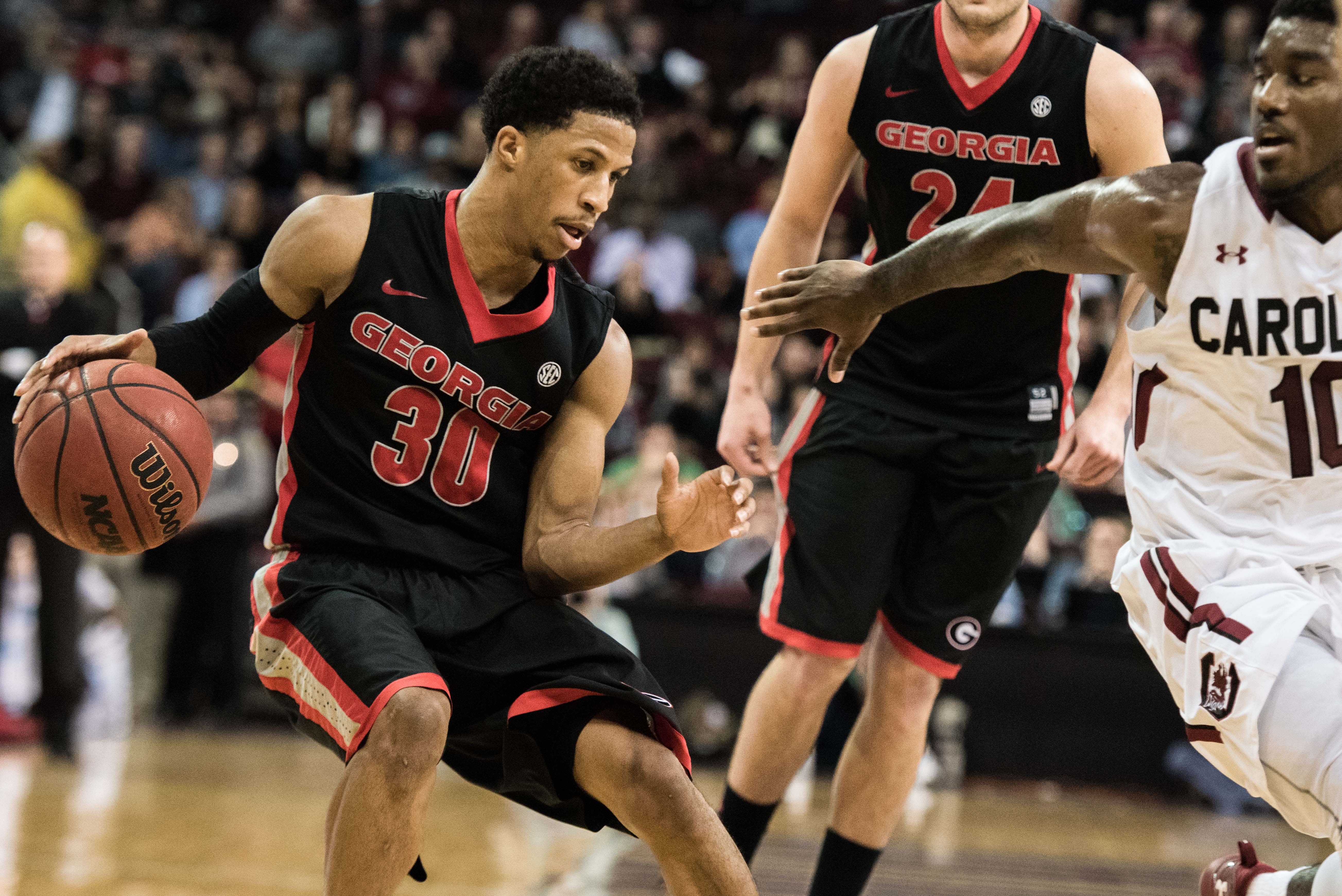 J.J. Frazier keeps believing, keeps shooting for Georgia - Sports ...