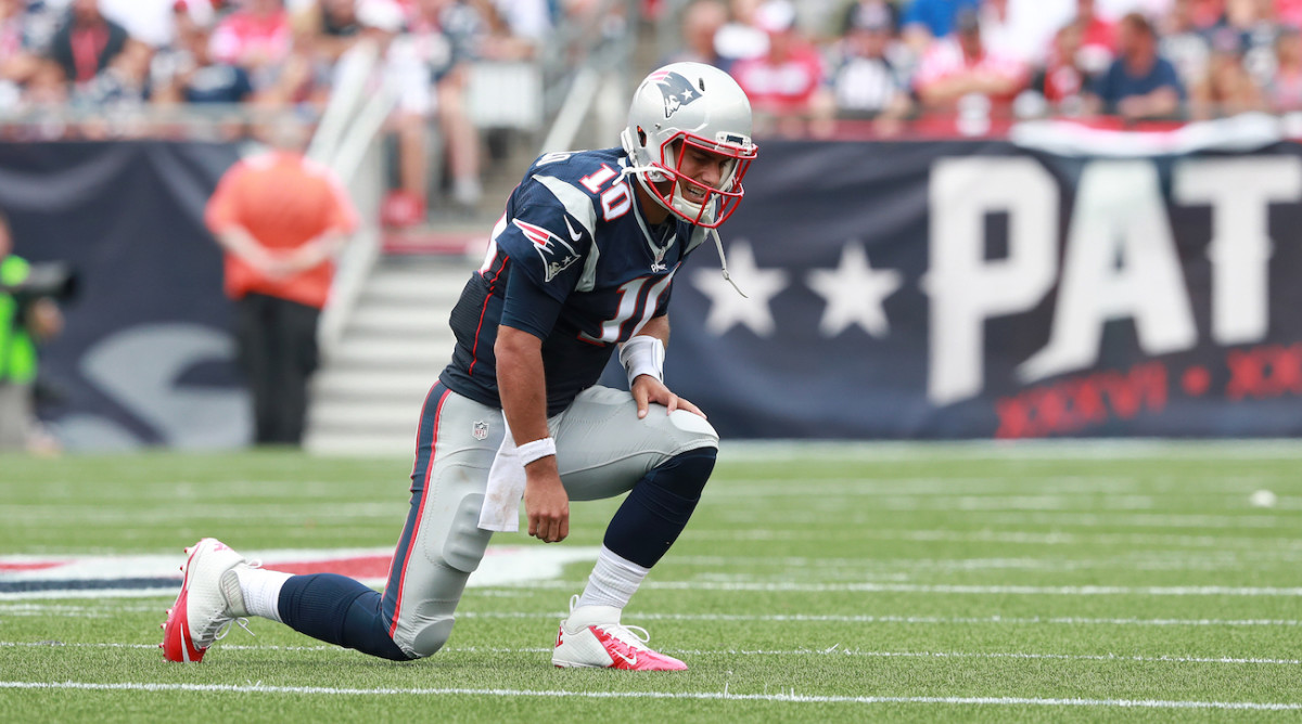 Jimmy Garoppolo: Pats QB injured after huge start vs Dolphins - Sports ...