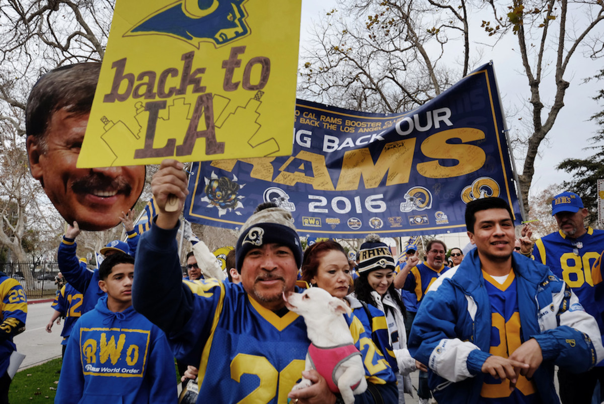 Rams will move to L.A., Chargers have option to join - Sports Illustrated