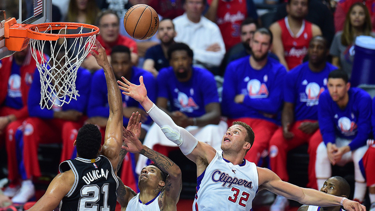 Video: Tim Duncan's block, DeAndre Jordan's interference cap wild Spurs ...