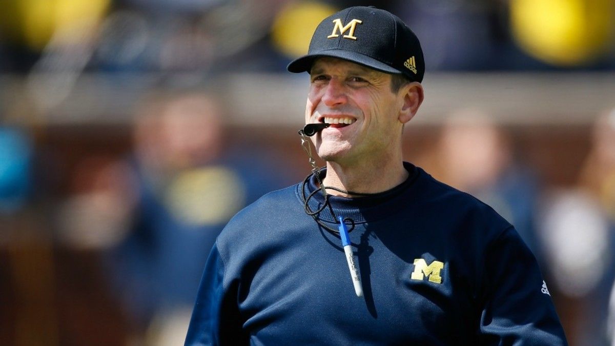 Michigan’s Jim Harbaugh lists steak, sleep, milk as steroids - Sports ...