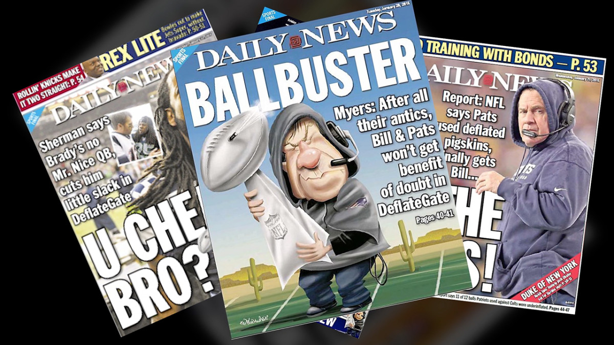 New York tabloids poke fun at Tom Brady, Bill Belichick, and New ...