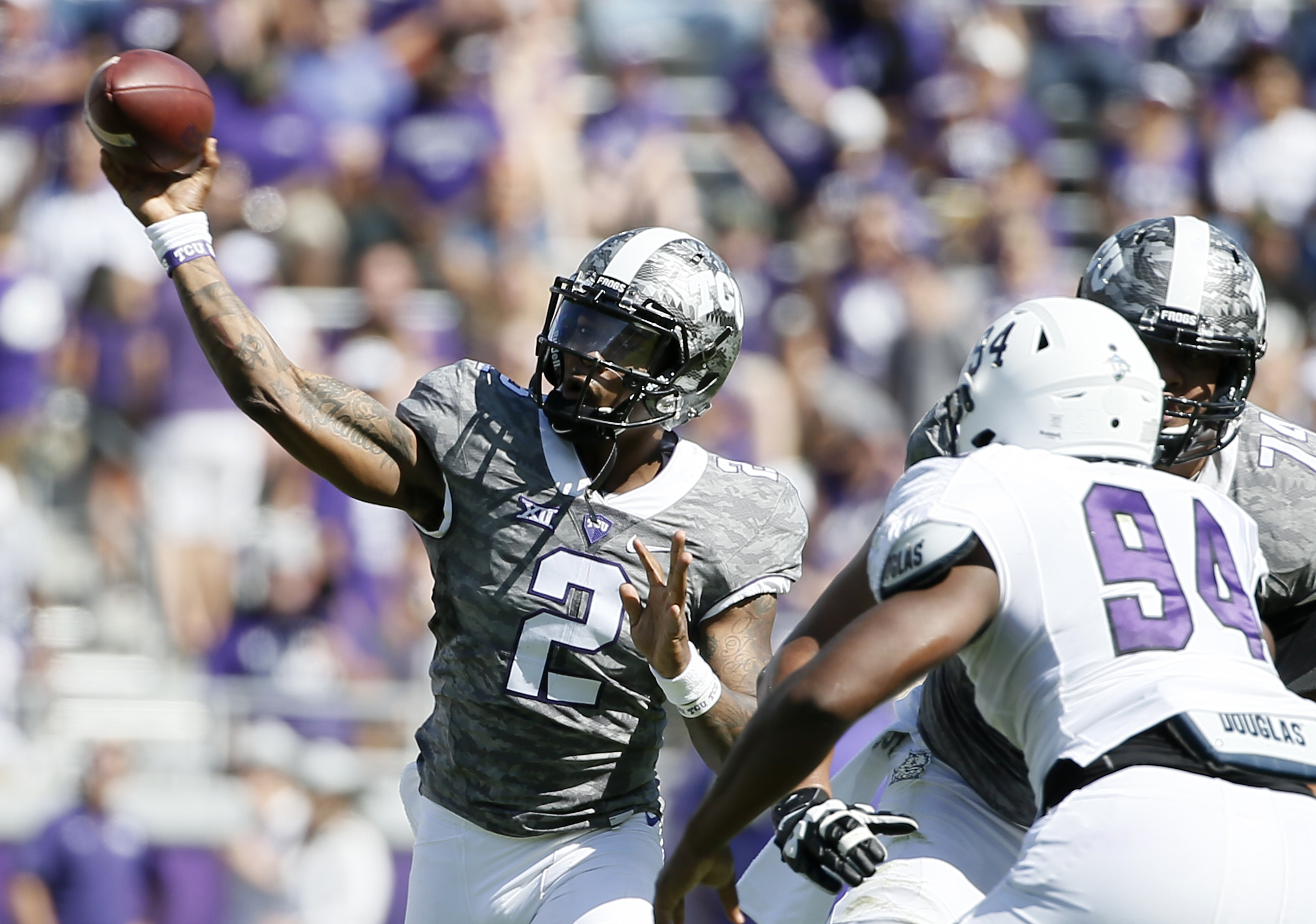 Boykin tosses 4 TDs, No. 3 TCU routs Stephen F. Austin 70-7 - Sports ...