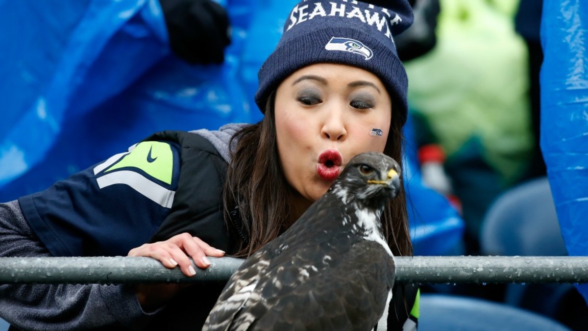 Seattle Seahawks fan makes sacary mascot mask - Sports Illustrated