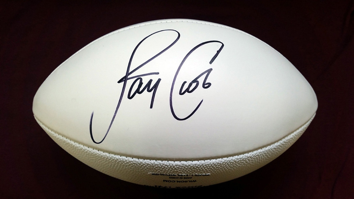 Football signed by Jay Cutler gets no bids at charity auction - Sports ...