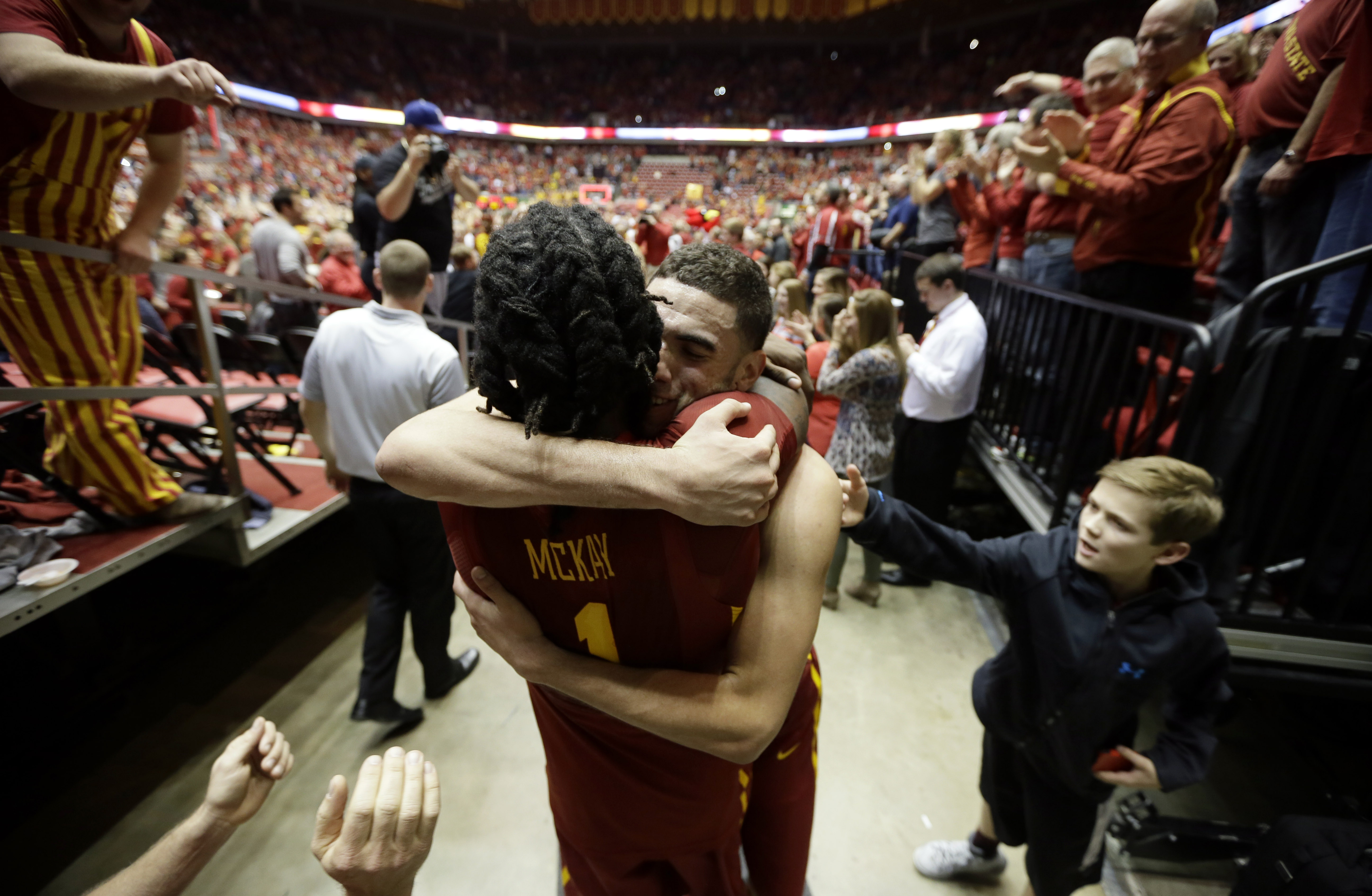 Big 12 won't punish Iowa St for students rushing court - Sports Illustrated