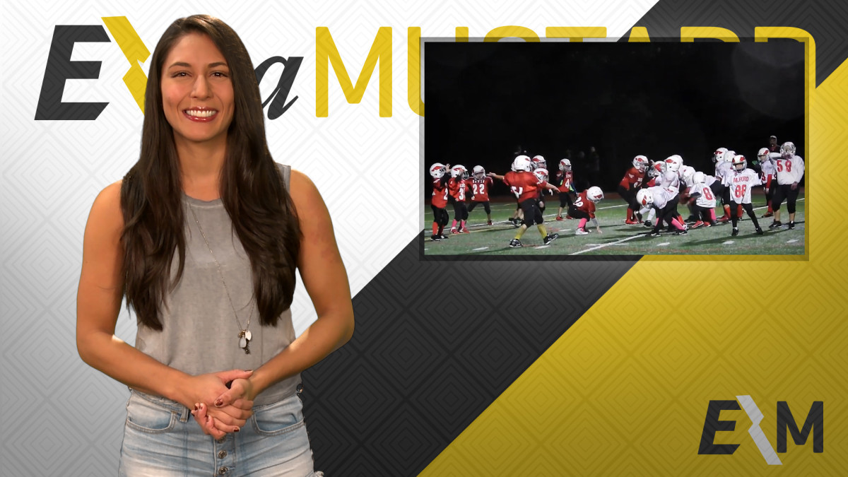 Mustard Minute: Youth football team dances Whip and Nae Nae on field ...