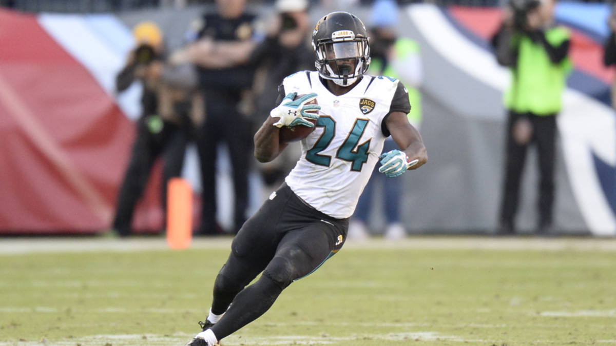 T.J. Yeldon injury: Jaguars RB has sprained MCL, questionable - Sports ...
