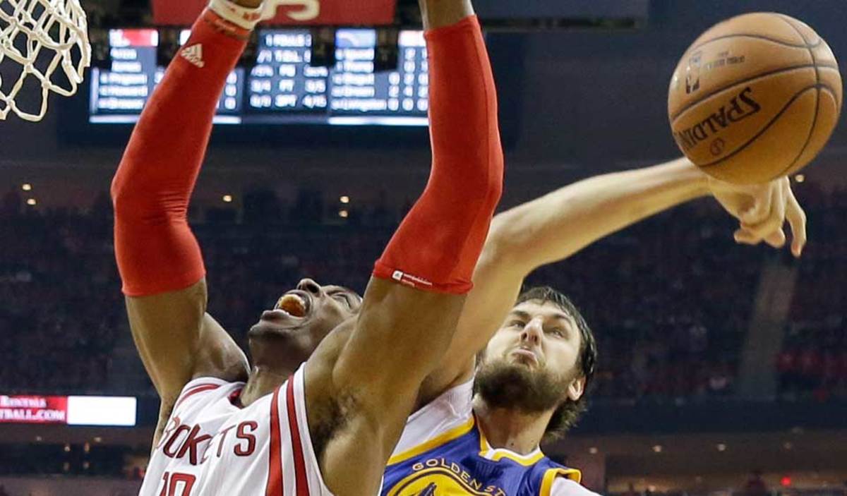 Rockets' Dwight Howard slaps Warriors' Andrew Bogut - Sports Illustrated