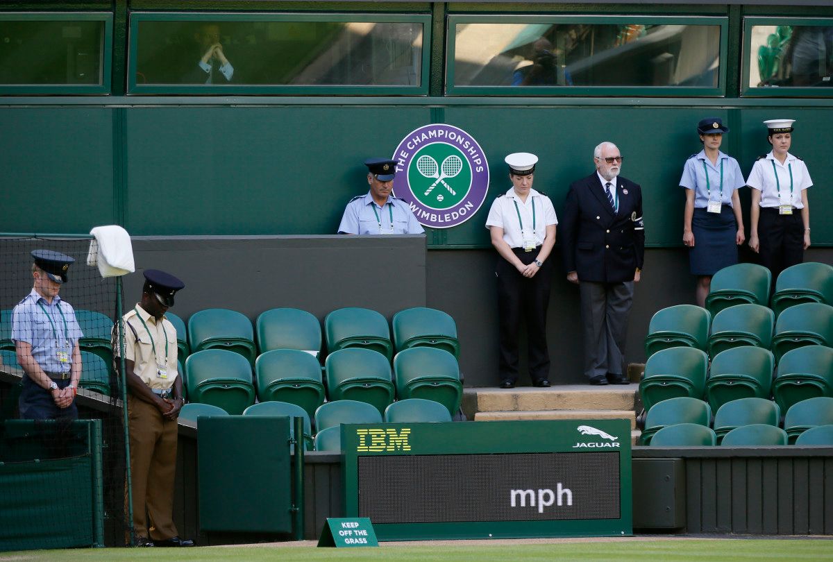 The Latest: Wimbledon begins with minute's silence - Sports Illustrated