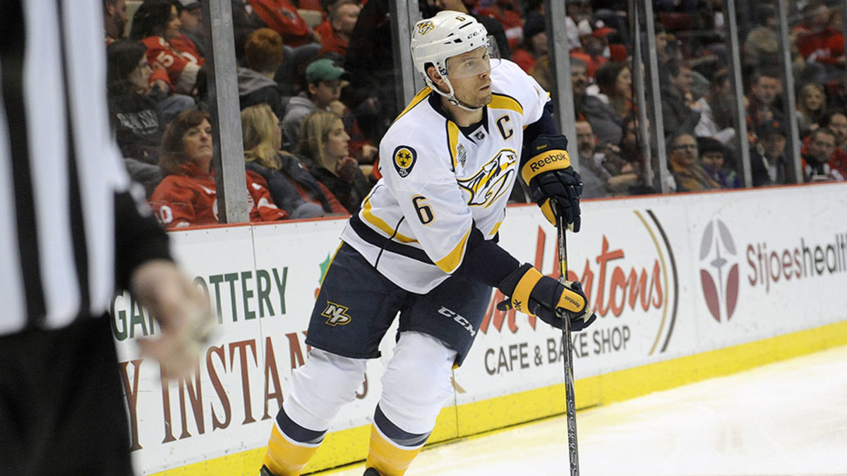 Predators’ Shea Weber scores hat trick vs. Red Wings - Sports Illustrated