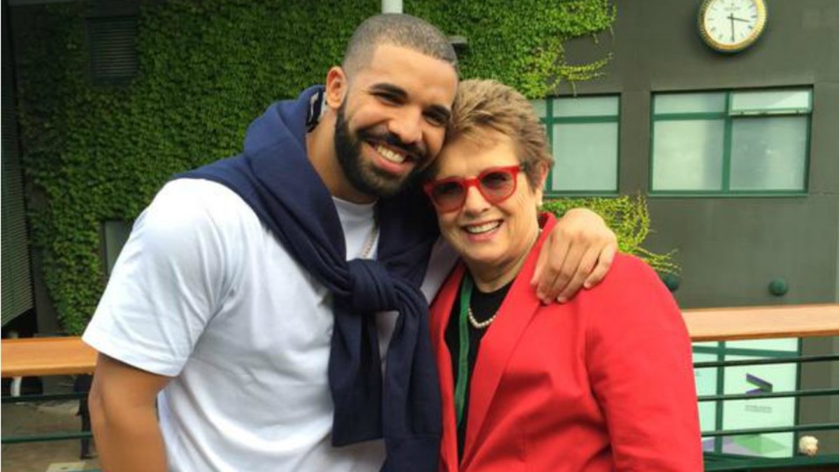 Wimbledon: Drake hung out with Novak Djokovic, Billie Jean King ...