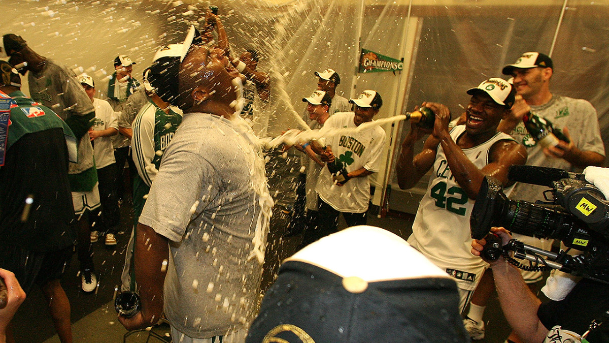 Glen Davis on drinking first champagne after 2008 NBA title win ...