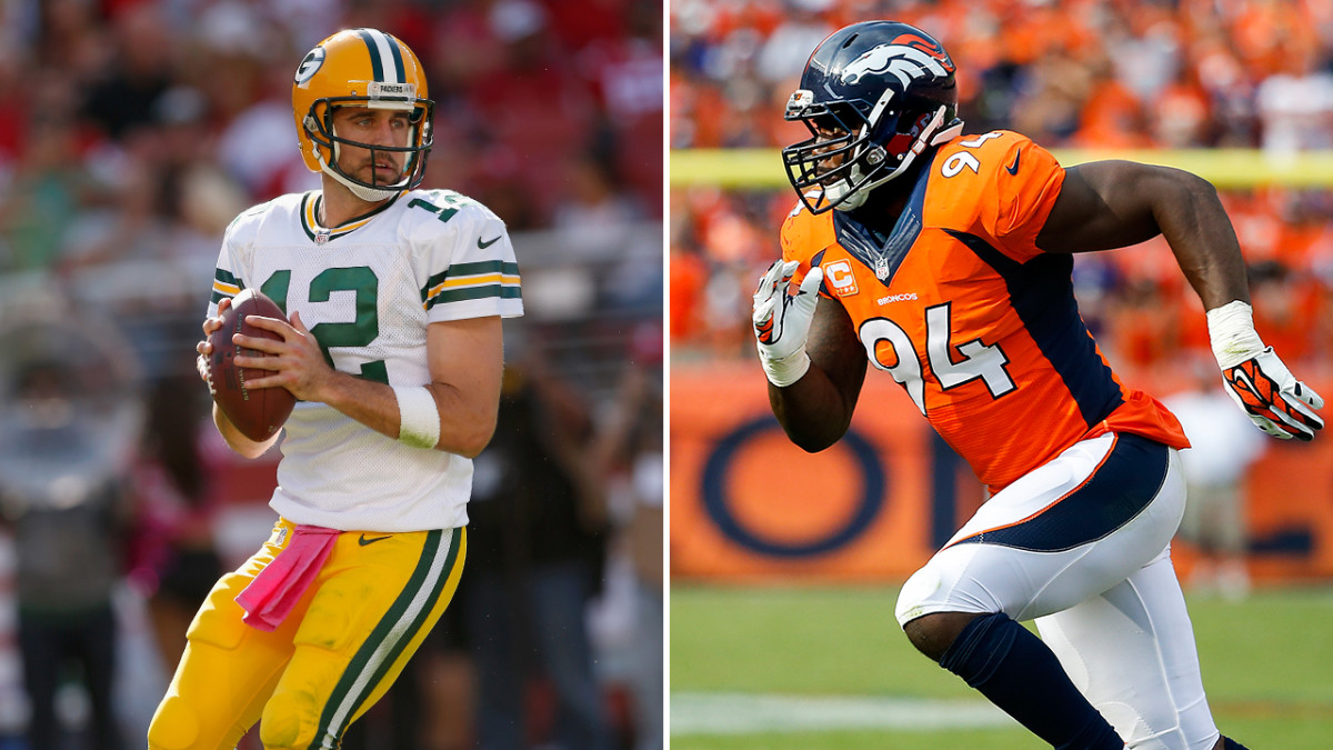 Green Bay Packers vs. Denver Broncos: Aaron Rodgers, Peyton Manning ...