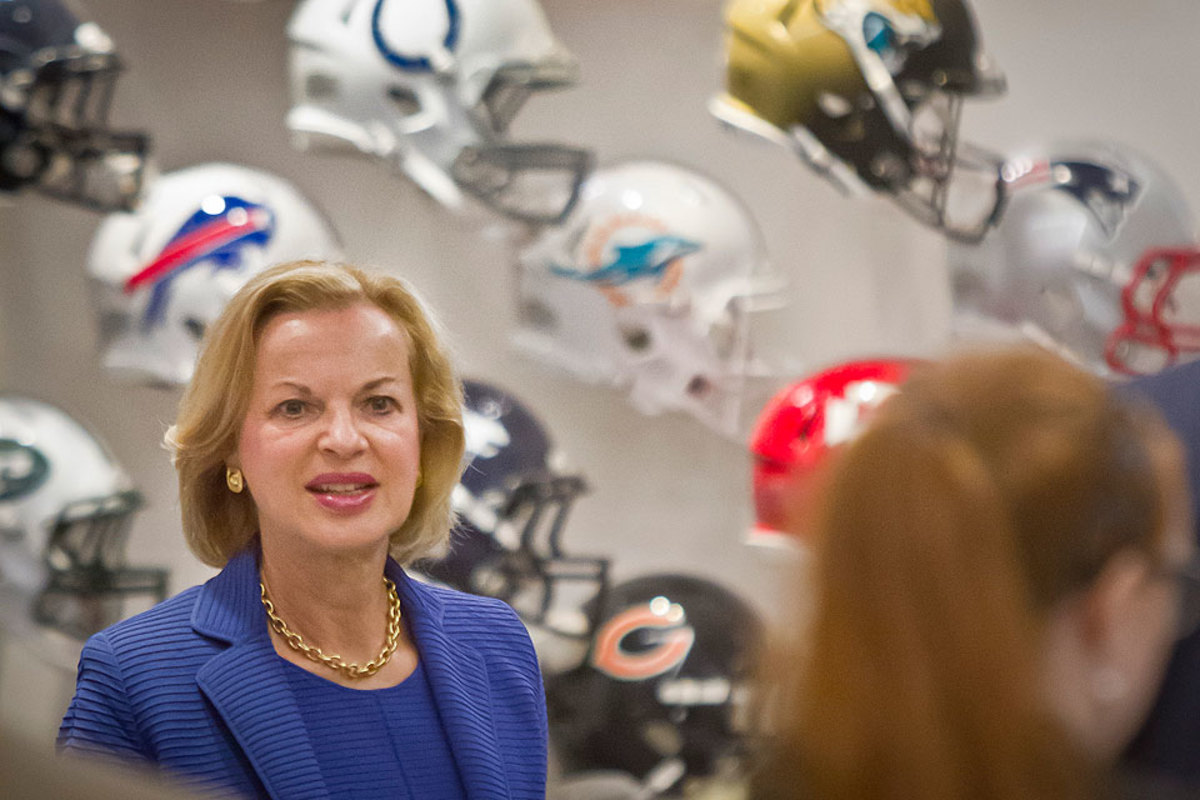 Betsy Nabel, NFL health and medical adviser, on head injuries, more ...