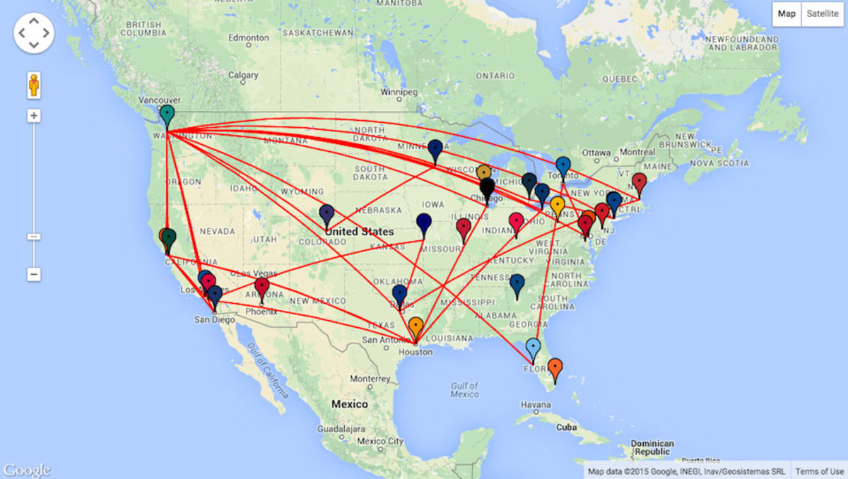 MLB 2015: Mariners, Athletics will travel most miles - Sports Illustrated
