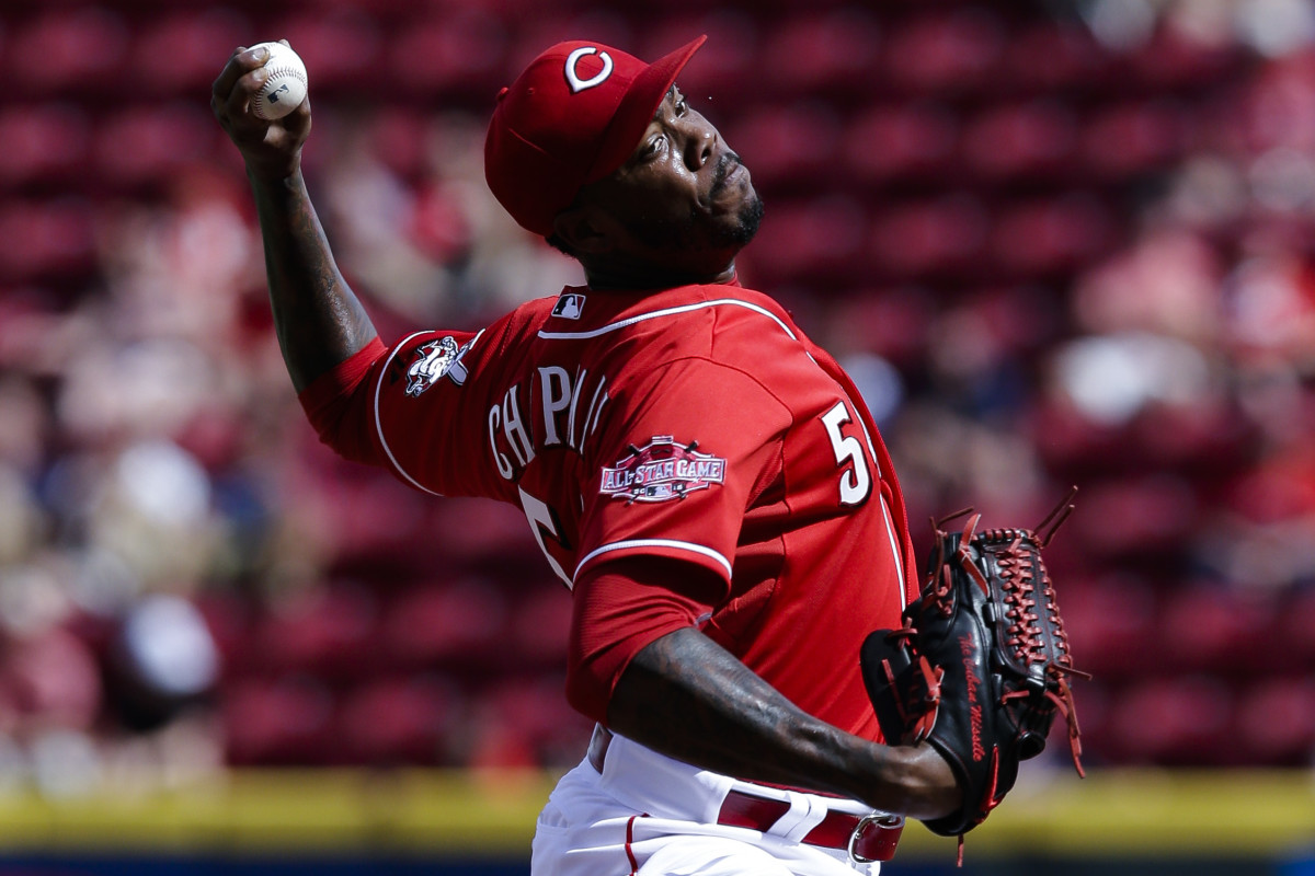 Reds' Chapman becomes fastest to reach 500 career strikeouts - Sports ...
