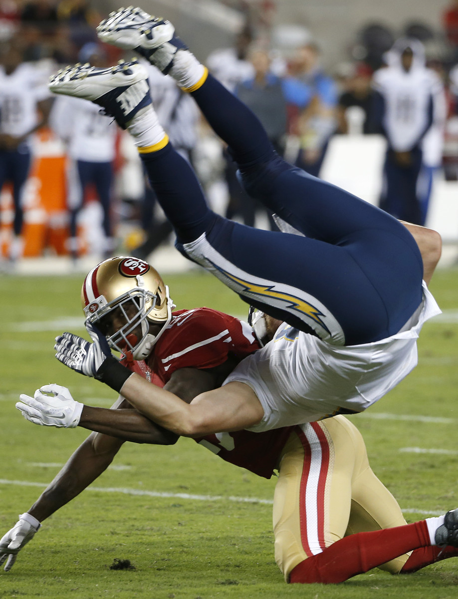 Ellington has 70-yard touchdown catch, 49ers beat Chargers - Sports ...