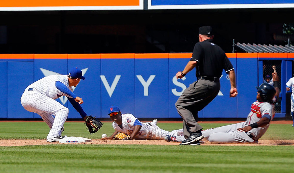 Video: Mets’ Dilson Herrera dives, flips ball to second for out ...
