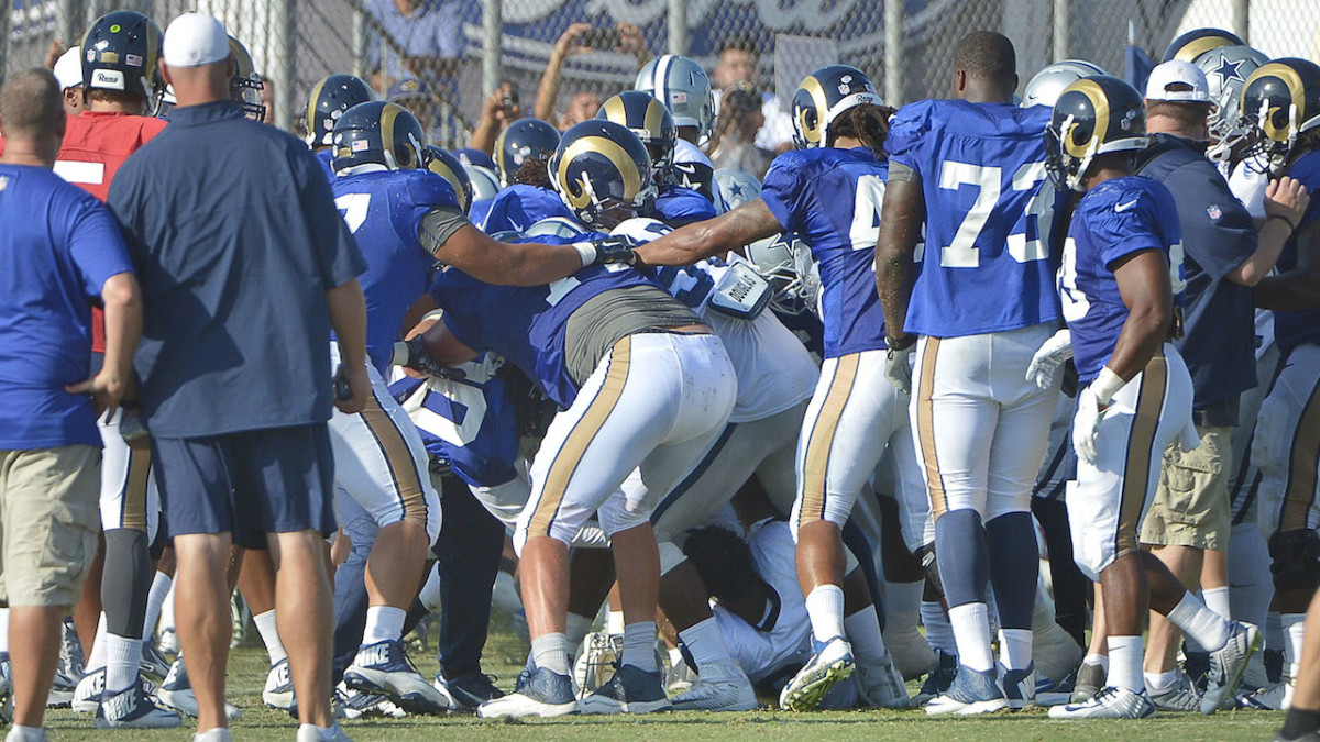 Rams and Cowboys fight - NFL must end training camp fights - Sports ...