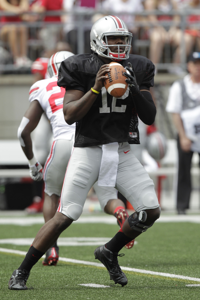 Report: Ohio State QB Jones taken to hospital for headache - Sports ...