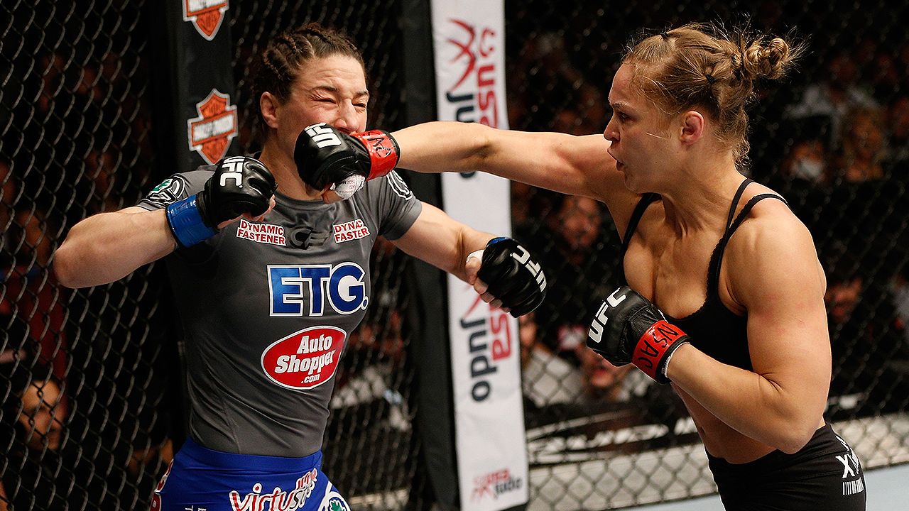 Rousey talks women fighting men: 'Seems comparable at this point ...