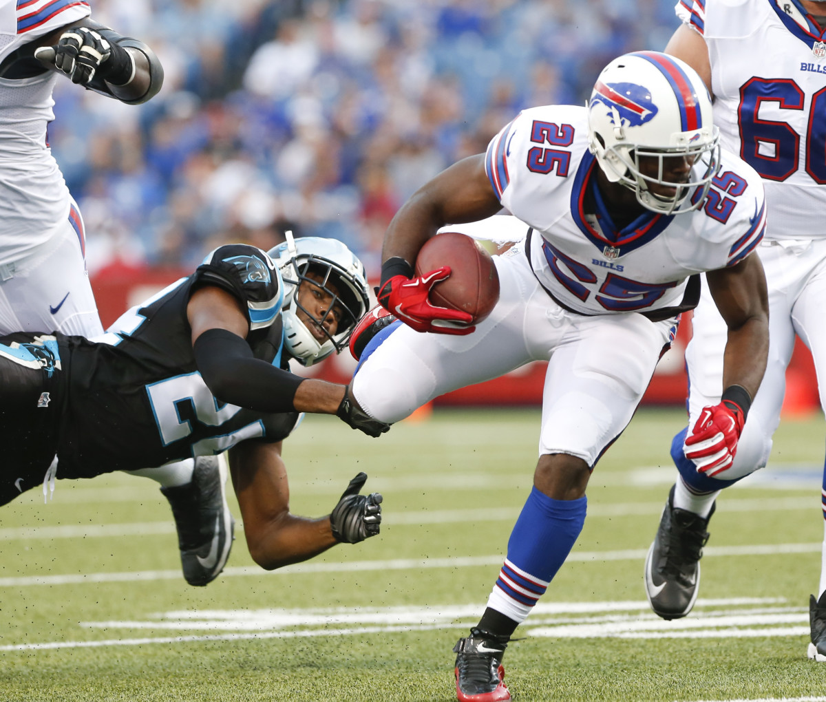 Bills' McCoy suffers left leg injury during practice - Sports Illustrated
