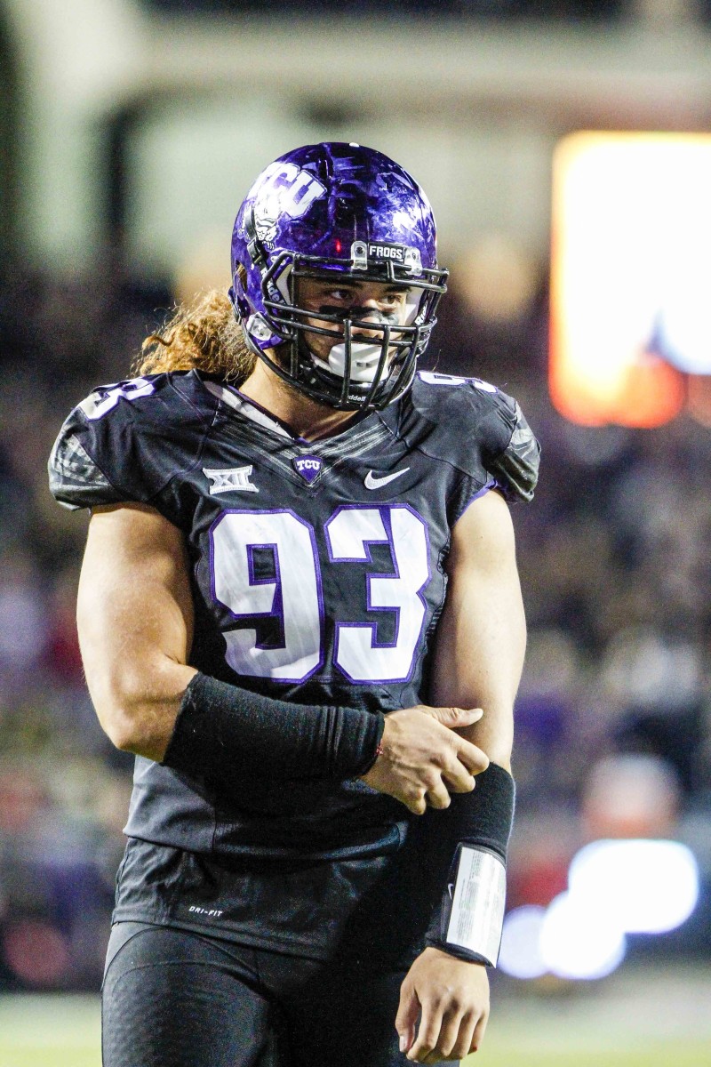 TCU football: Mike Tuaua arrested for robbery, suspended - Sports ...